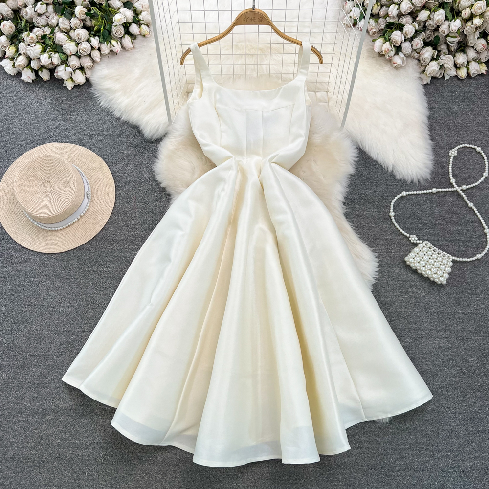 Fashion Fluffy Princess Dress A-line Suspender Skirt on Luulla